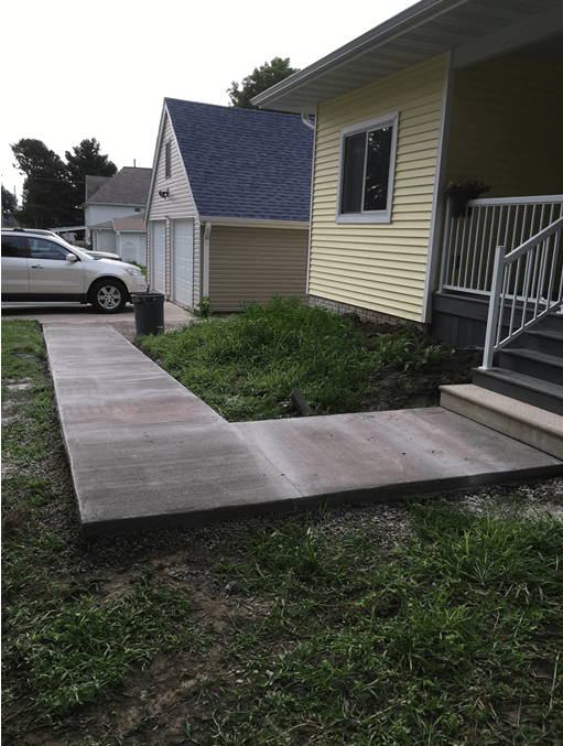 Concrete Contractor Sidewalk Install & Replacement Cedar Rapids, Marion ...