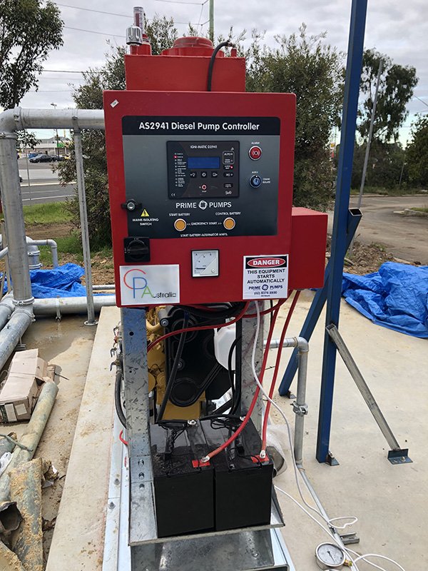 Diesel Fire Pump Control Panel - Control Panels Australia