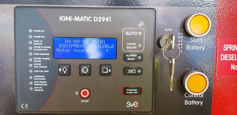 Diesel Fire Pump Control Panel - Control Panels Australia