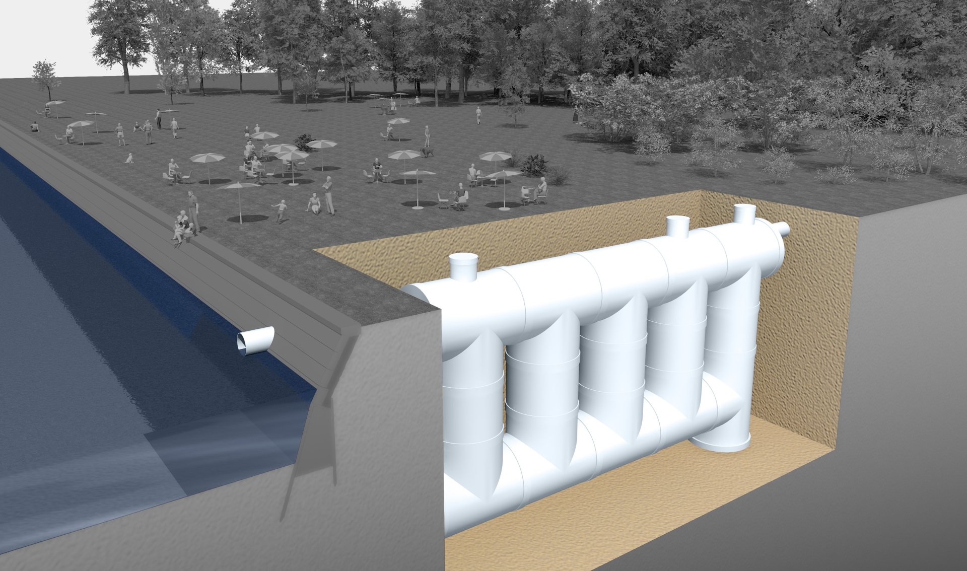 Storm Water Basins - the other way