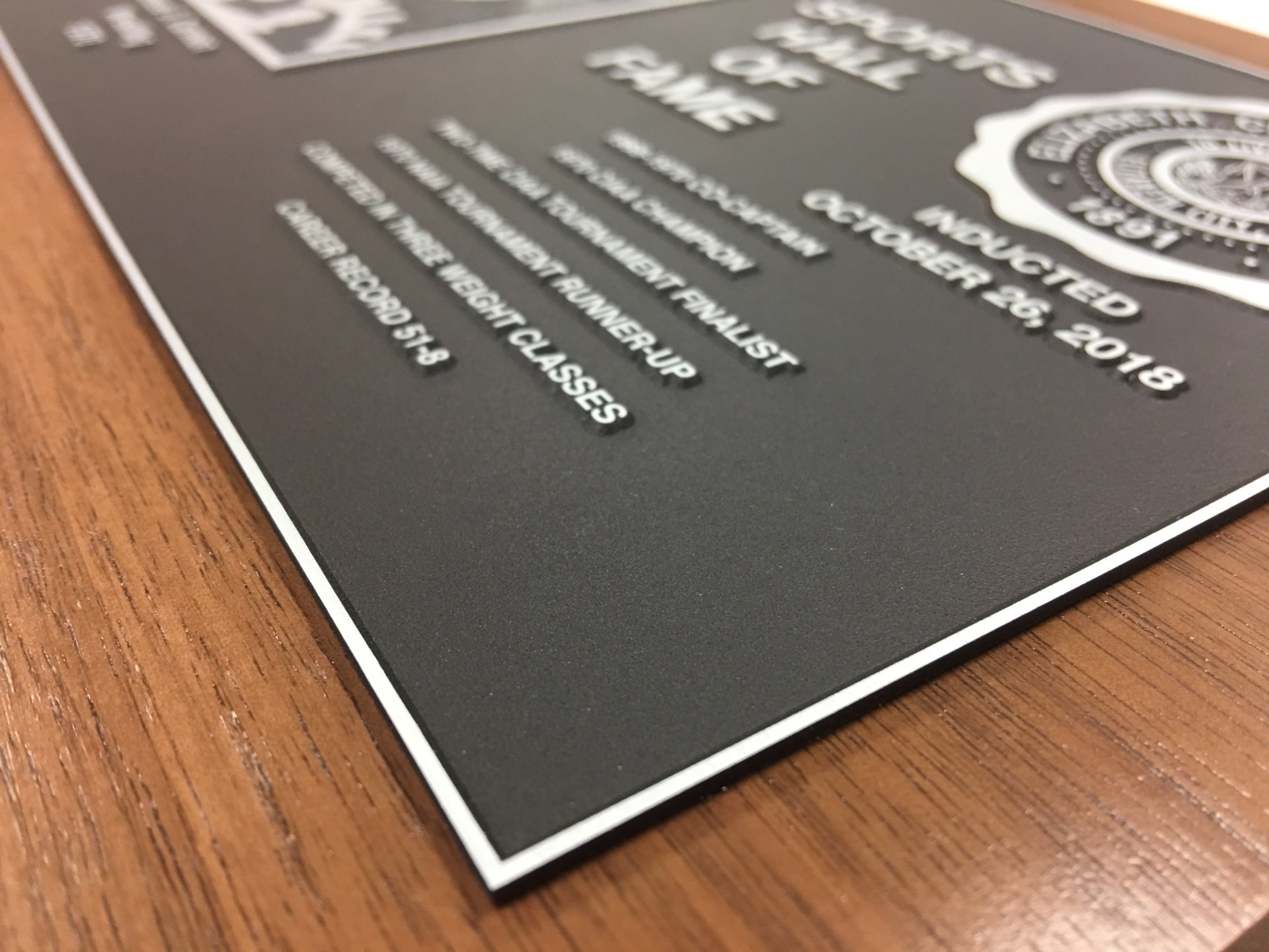 University Awards | VisionMark Nameplate Company