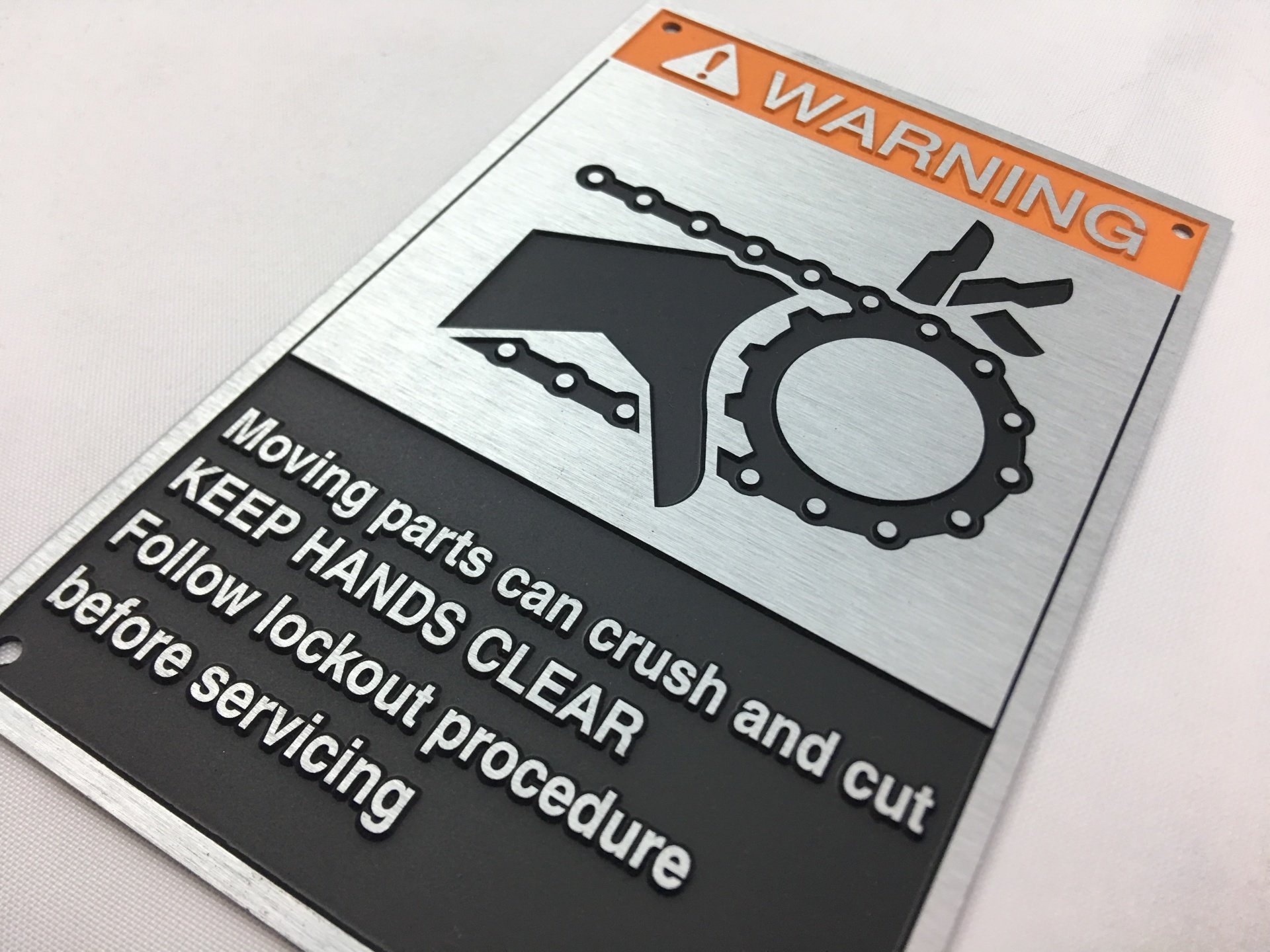 Warning Plate | VisionMark Nameplate Company