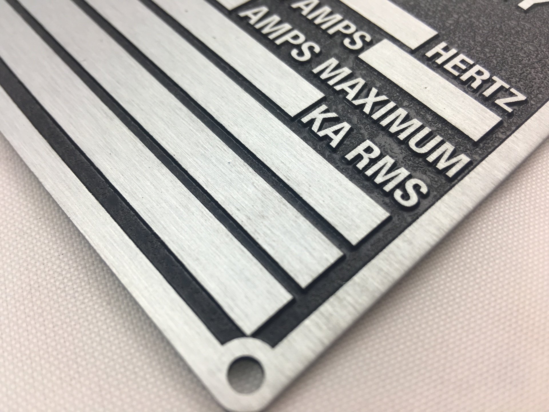 Data Motor Tag | VisionMark Nameplate Company