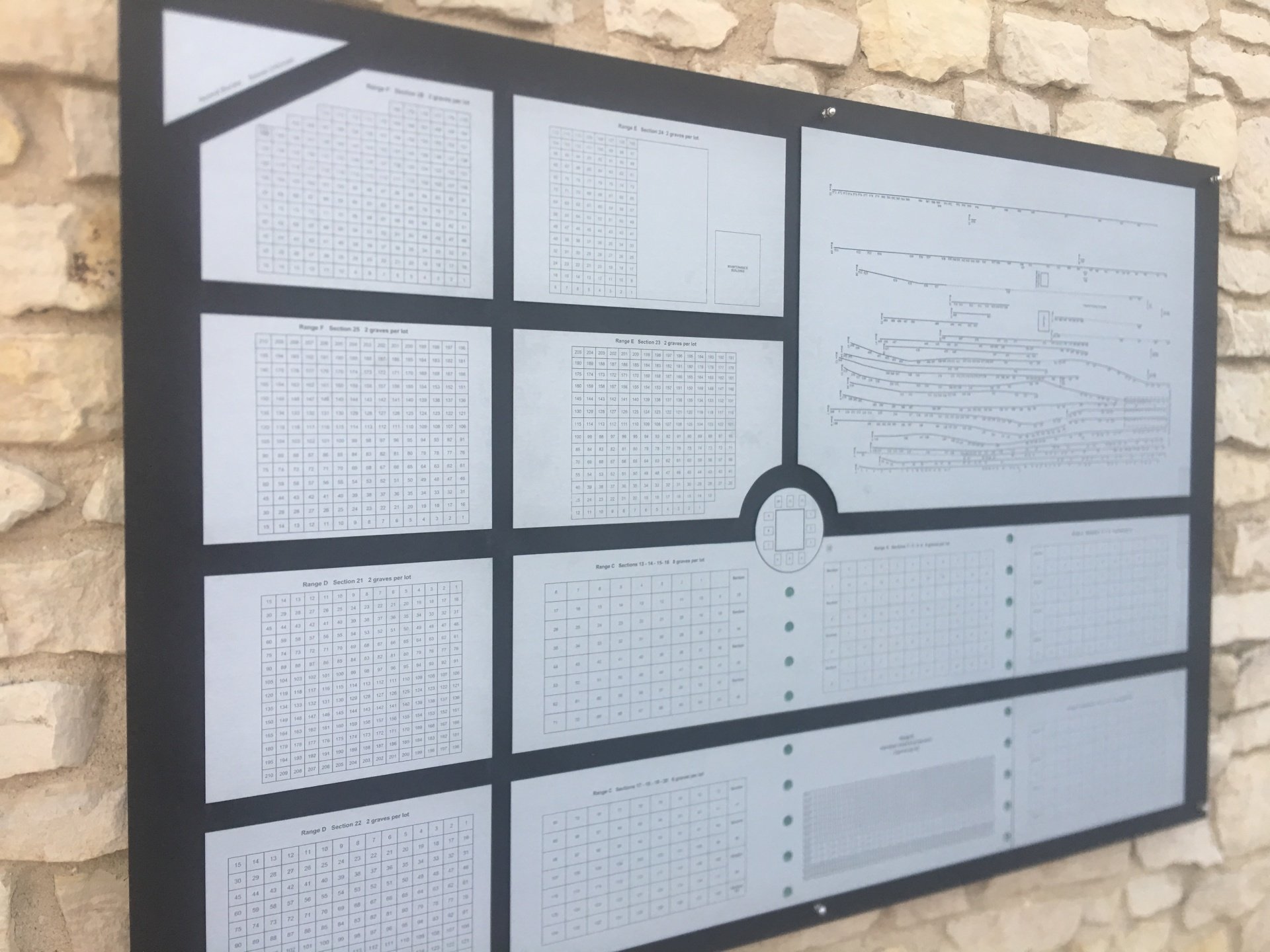 Cemetery Wayfinding | VisionMark Nameplate Company