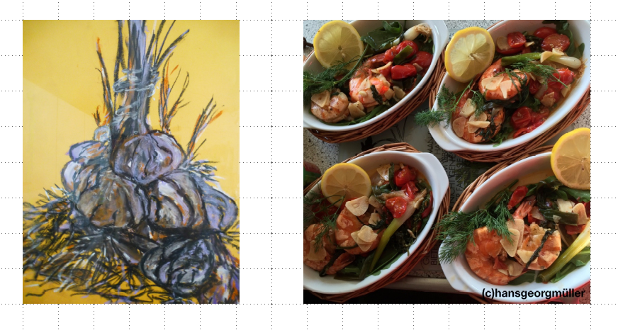 Impressionen: Kunst und Kochen -Peinture et Cuisine