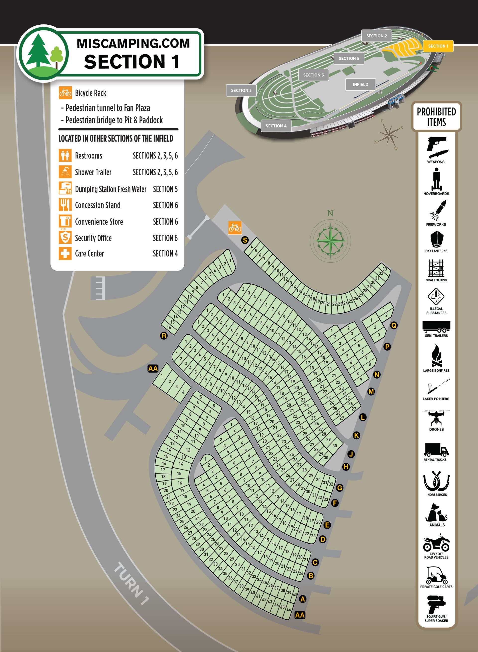 Camping at Michigan International Speedway | Brooklyn, MI