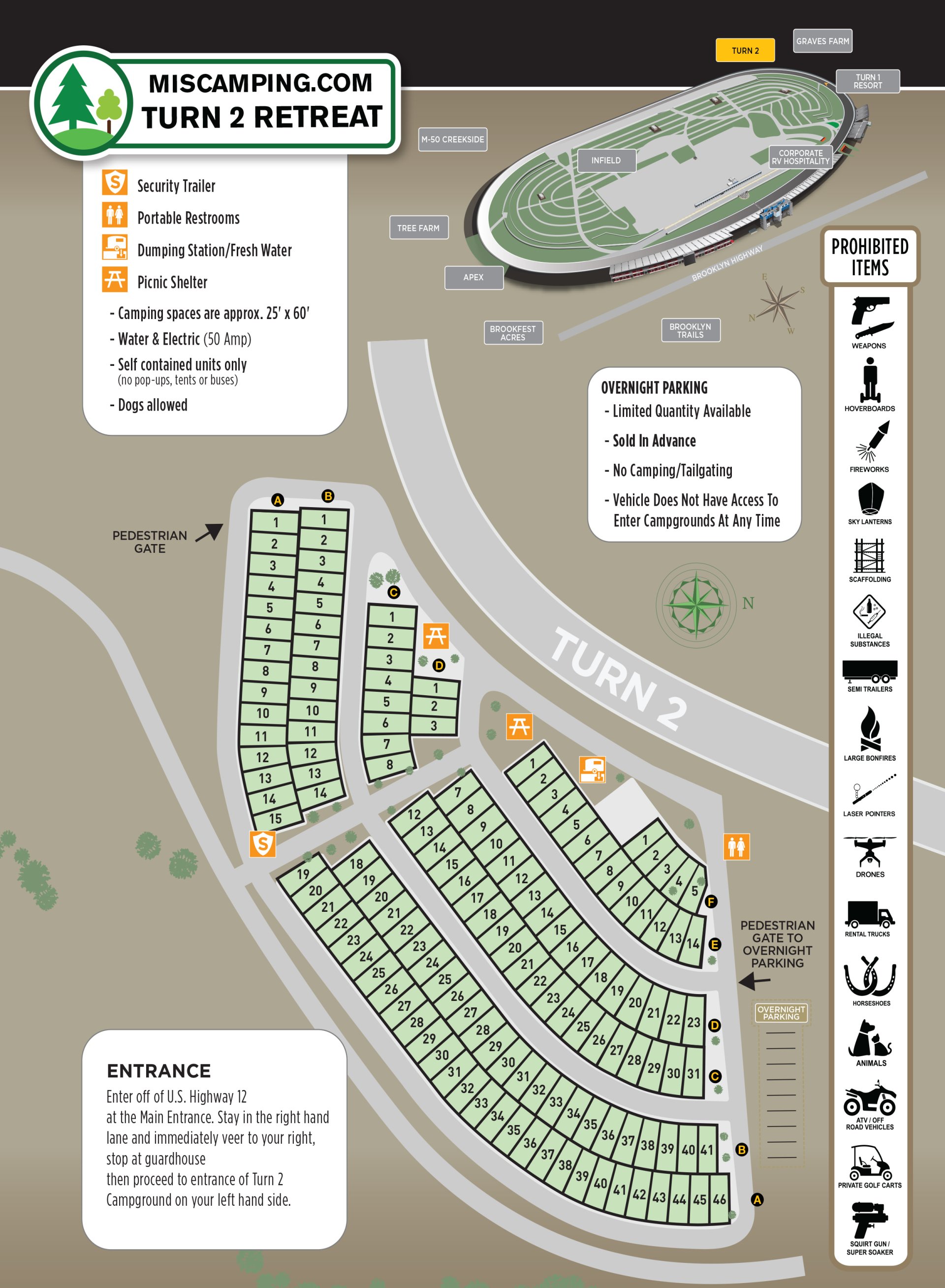 RV Camping at MIS | Brooklyn, MI