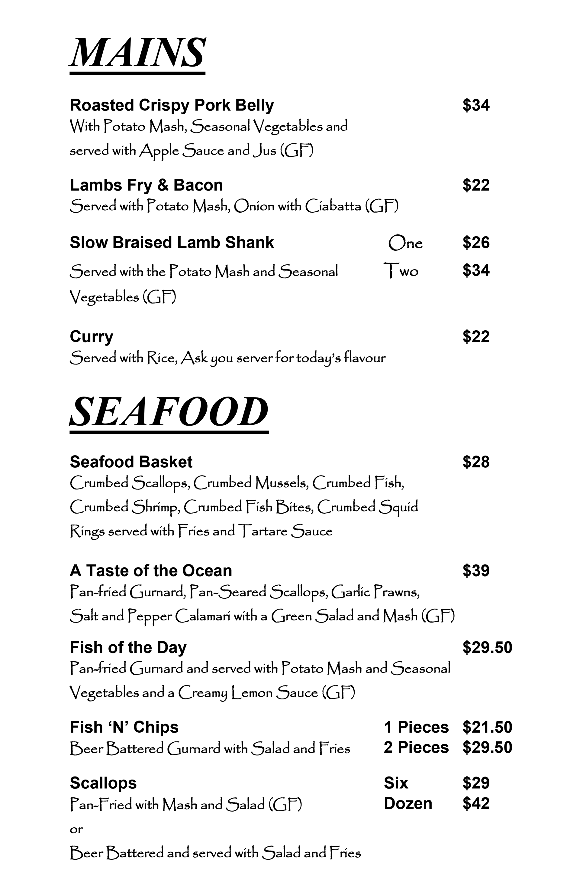 Family restaurant | New Plymouth, NZ | The Fitz