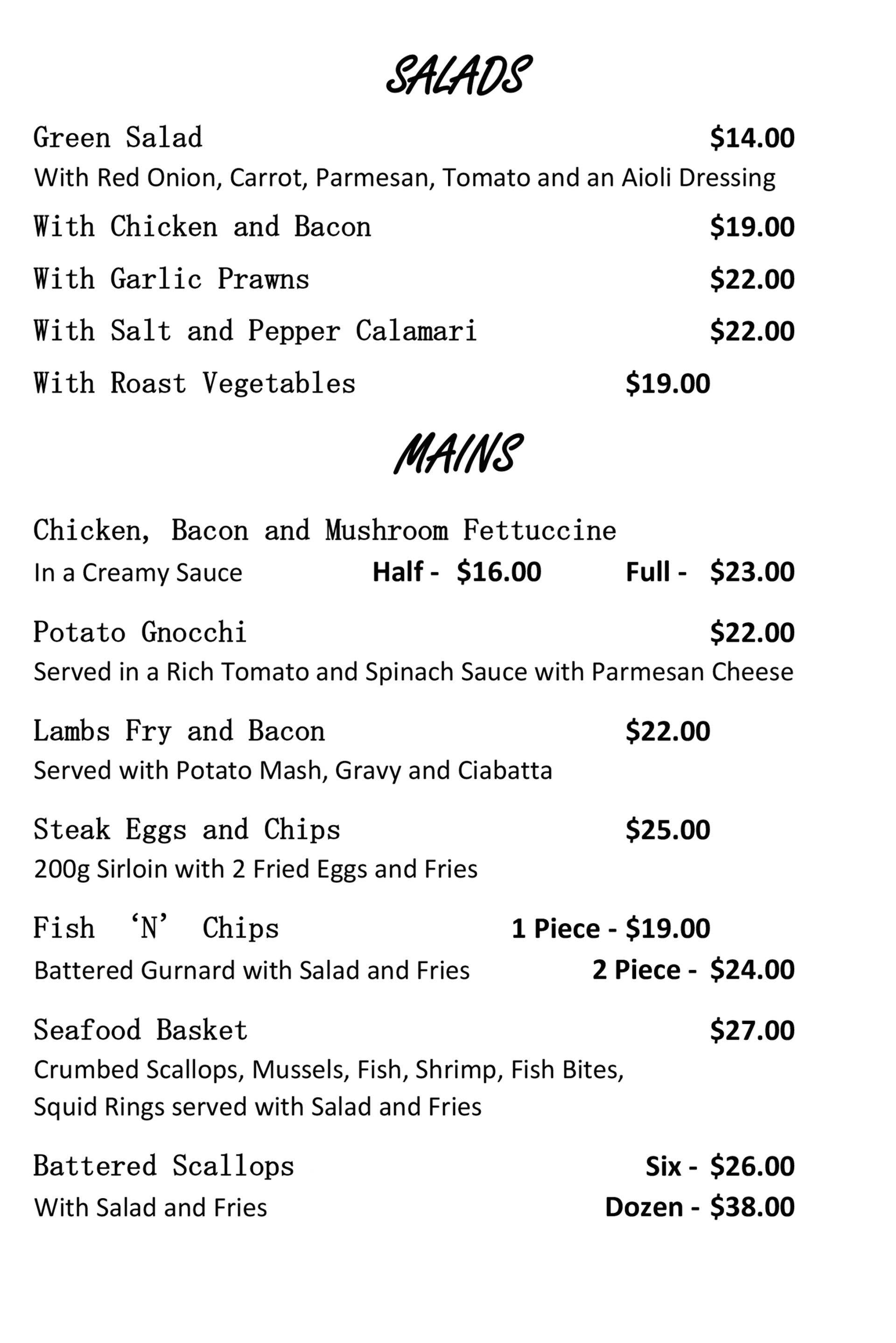 Family restaurant | New Plymouth, NZ | The Fitz