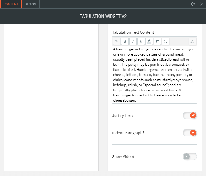 Tabulation