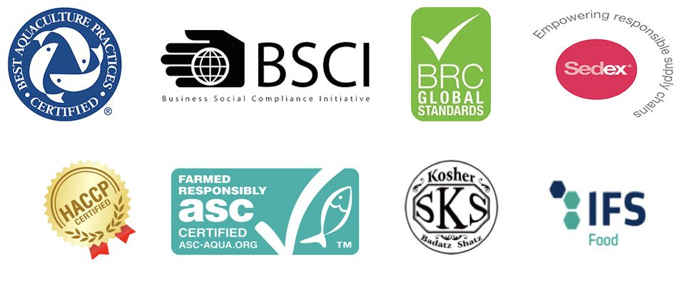 Grobest Seafood | Third Party Certifications