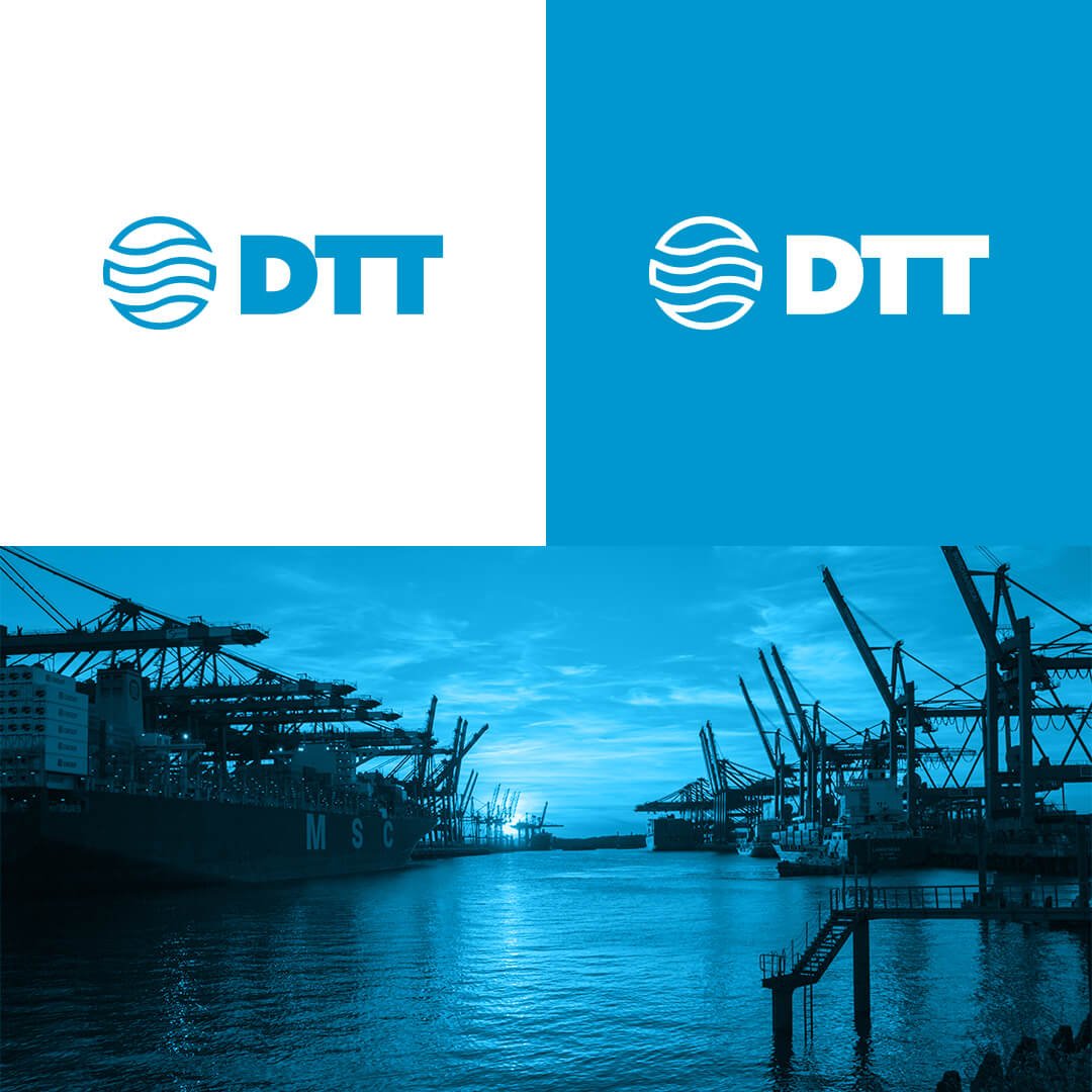 Fast-loading and optimized website, logo design and branding for DTT