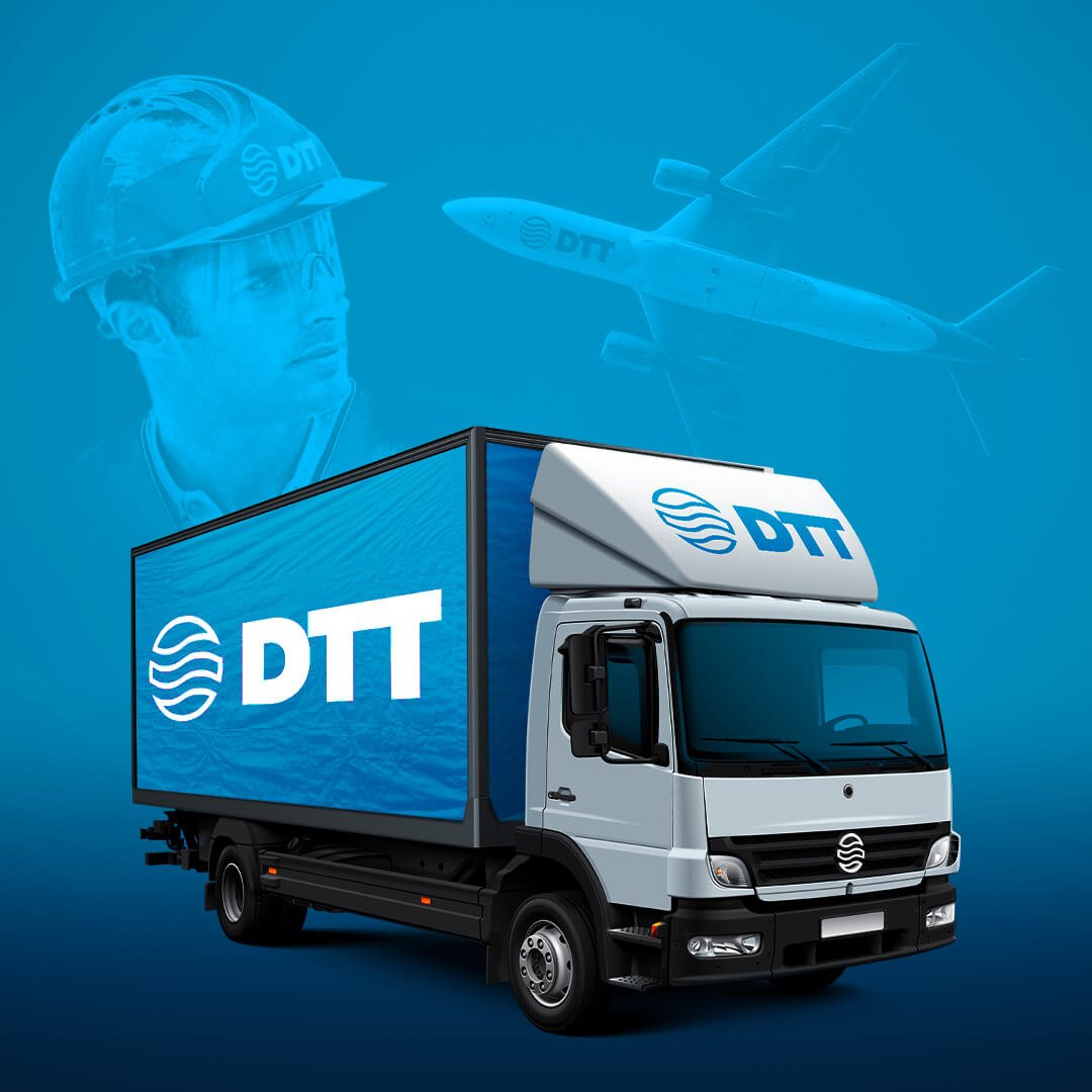 Fast-loading and optimized website, logo design and branding for DTT
