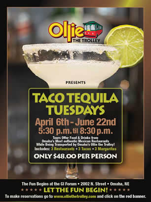 Individual Taco Tequila Tuesday Tours | Ollie The Trolley