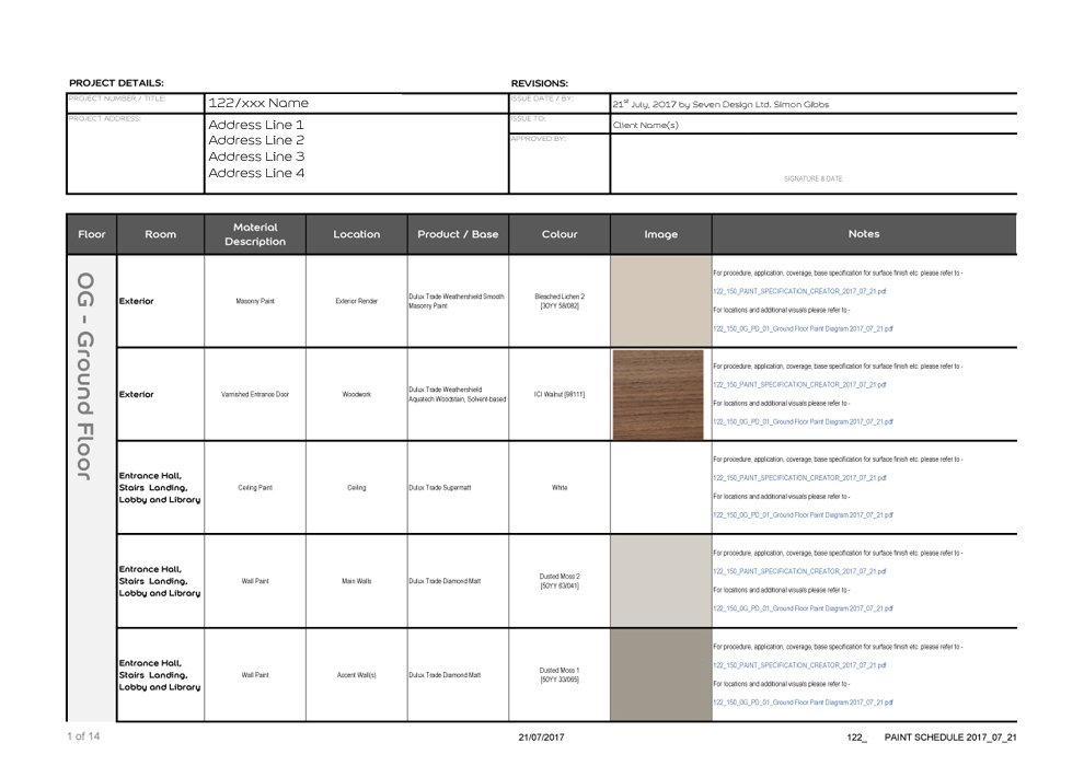 Seven Design is an inspirational interior design service