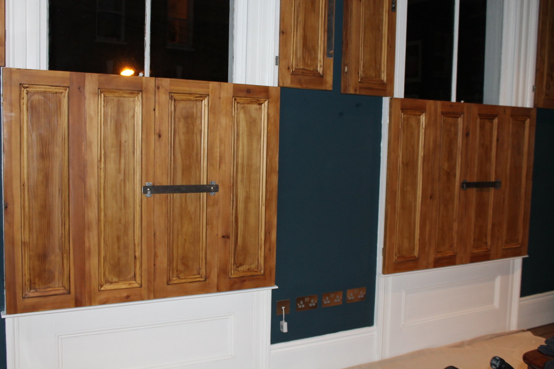 Solid Pine Wood Period Window Shutters