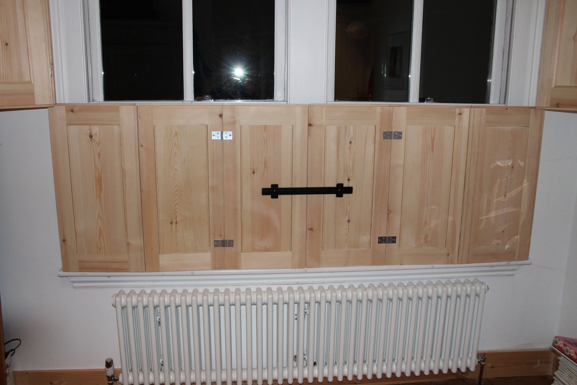 Solid Pine Wood Period Window Shutters