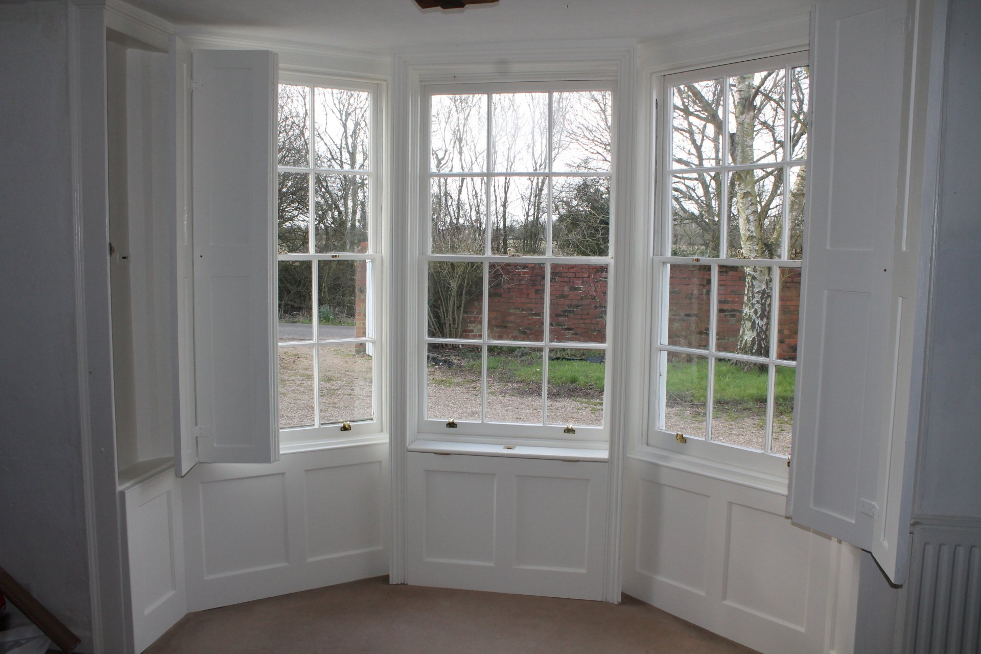 Handmade Victorian Period Window Shutters
