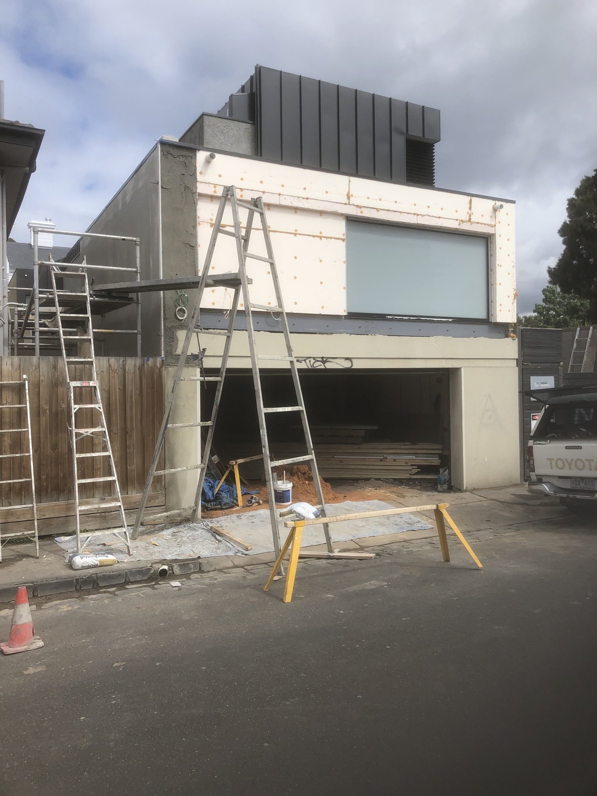 Renderers Melbourne | Rendering | Polystyrene install