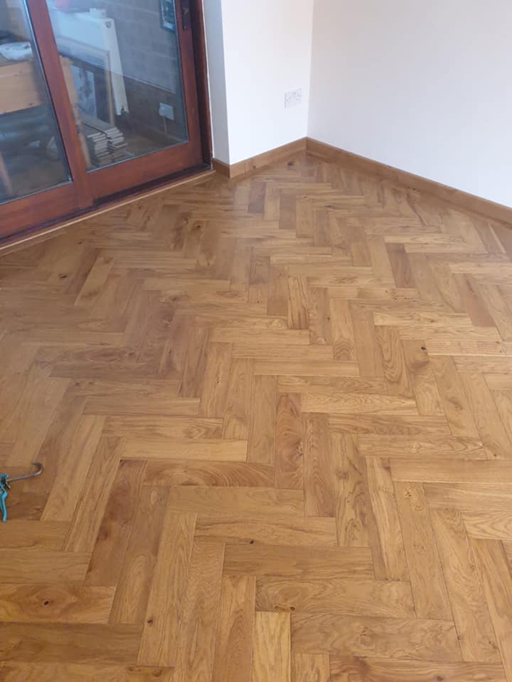 Our Recent Herringbone Floor Work