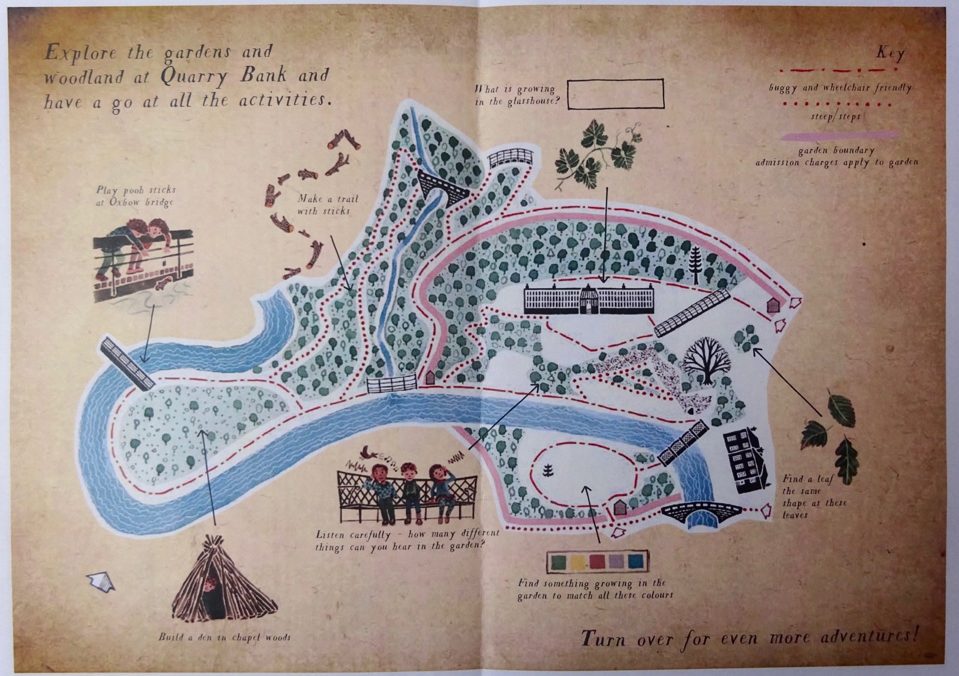 Map for Quarry Bank Mill, National Trust
