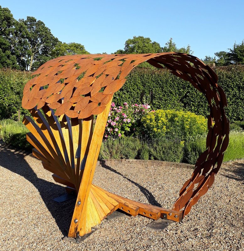 Abstract carvings and tree sculptures, Peter Leadbeater