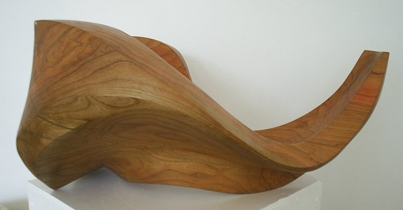 Abstract carvings and tree sculptures, Peter Leadbeater