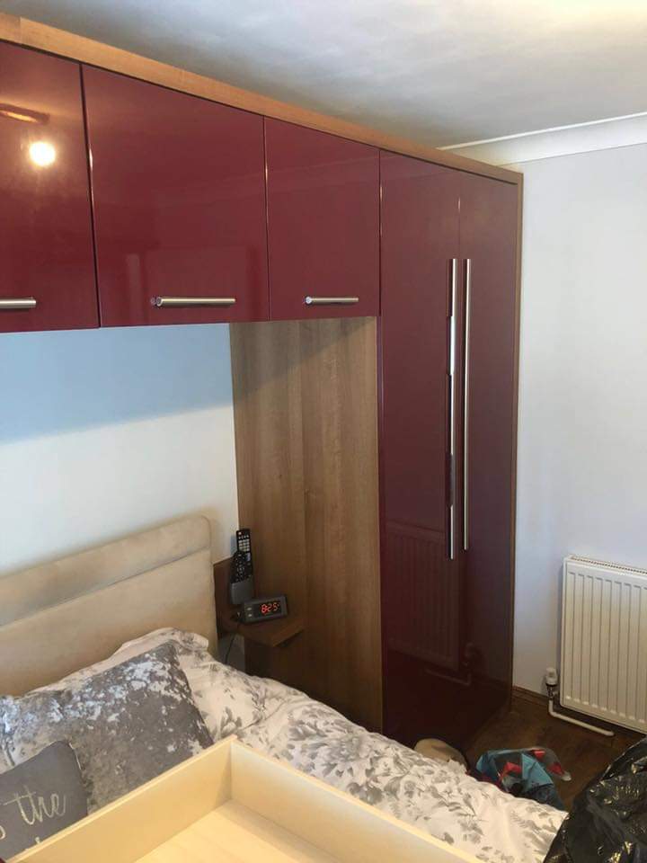 Vinyl wrapped bedroom furniture | KITCHEN WRAPS UK - KENT