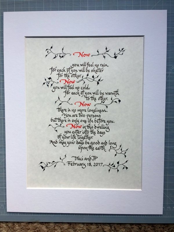 Hand Scribed Calligraphy - Calligraphy - Beautiful Calligraphy for ...