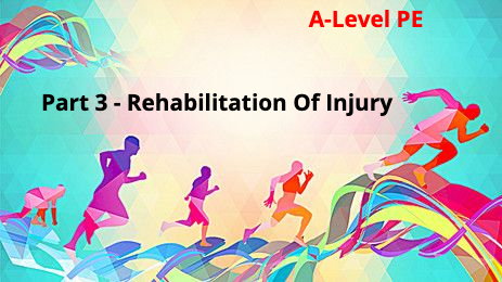 A-level PE - Sports Injuries – Part 3 - Rehabilitation Of Injury