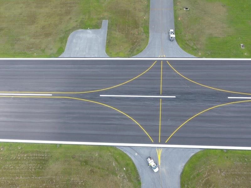 Aircraft Runway Striping | Pensacola, FL | Emerald Coast Striping