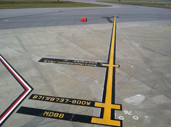 Aircraft Runway Striping | Pensacola, FL | Emerald Coast Striping