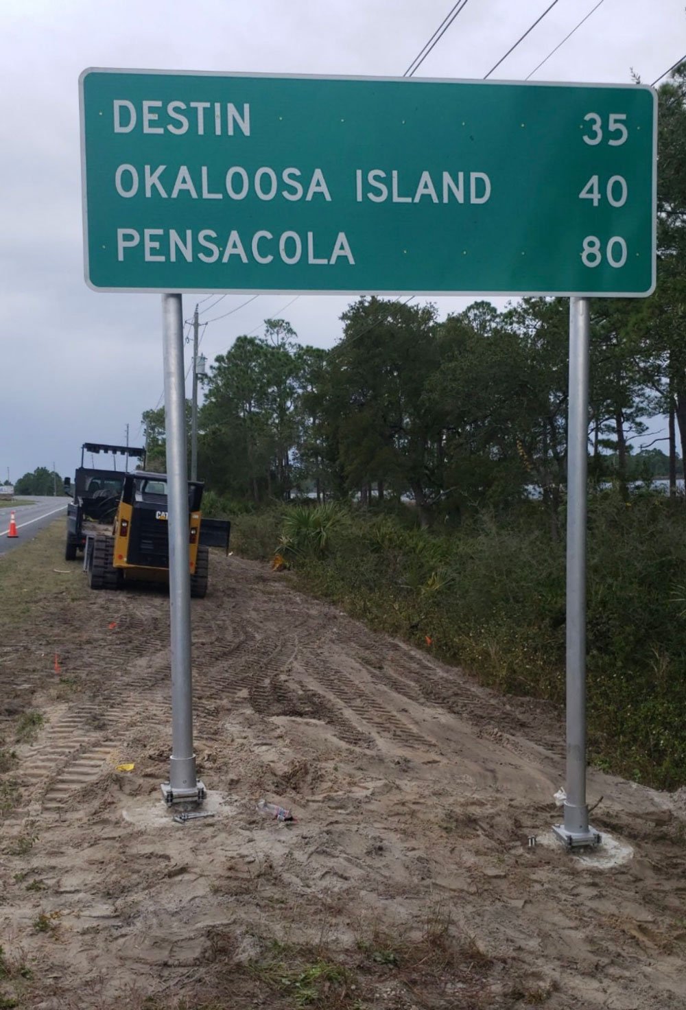Road Sign Manufacturers | Panama City, FL | Emerald Coast Striping