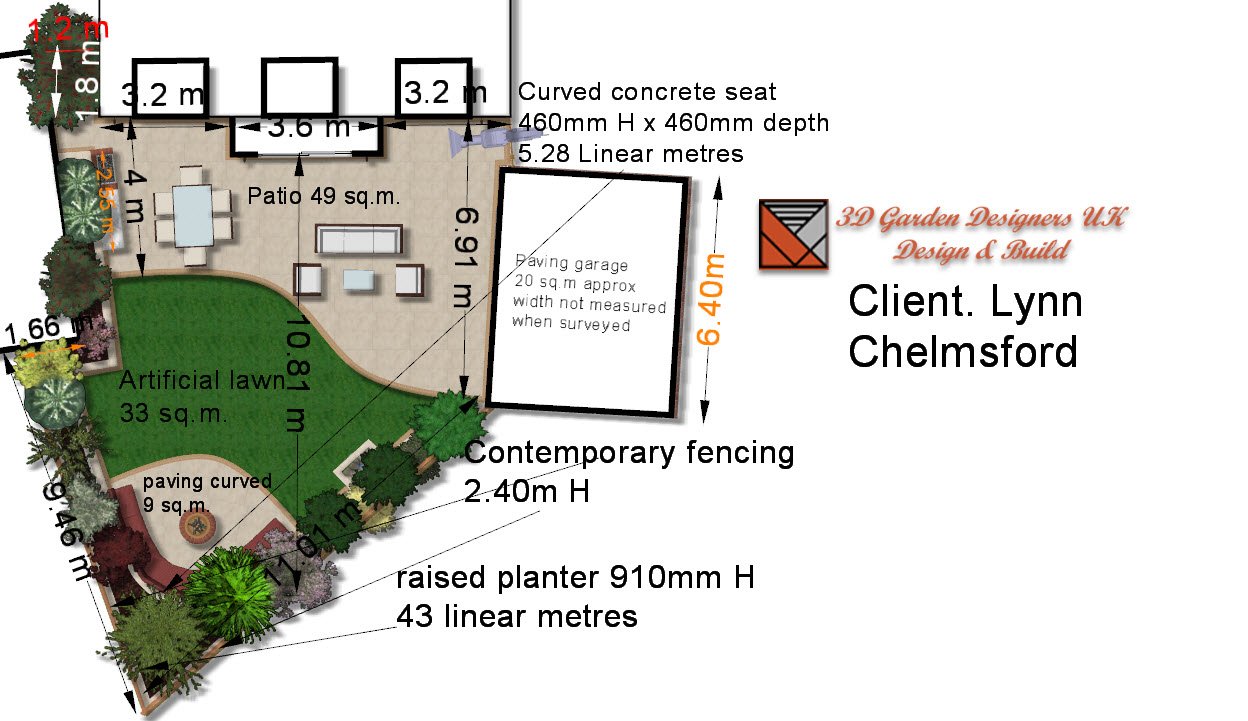Garden Design Chelmsford | Landscape Architect | Garden designer