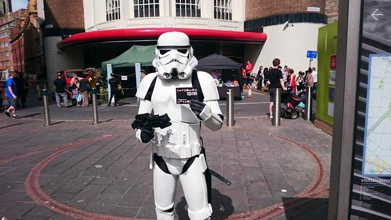 The Storming of the Troops at Comic Con Leicester 2017