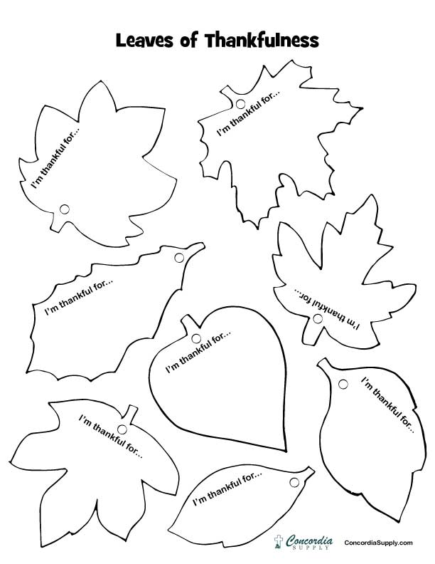 Easy Fall Craft Idea Leaves Of Thankfulness Concordia Supply Blog