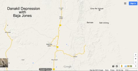 Danakil depression expedition & salt caravan