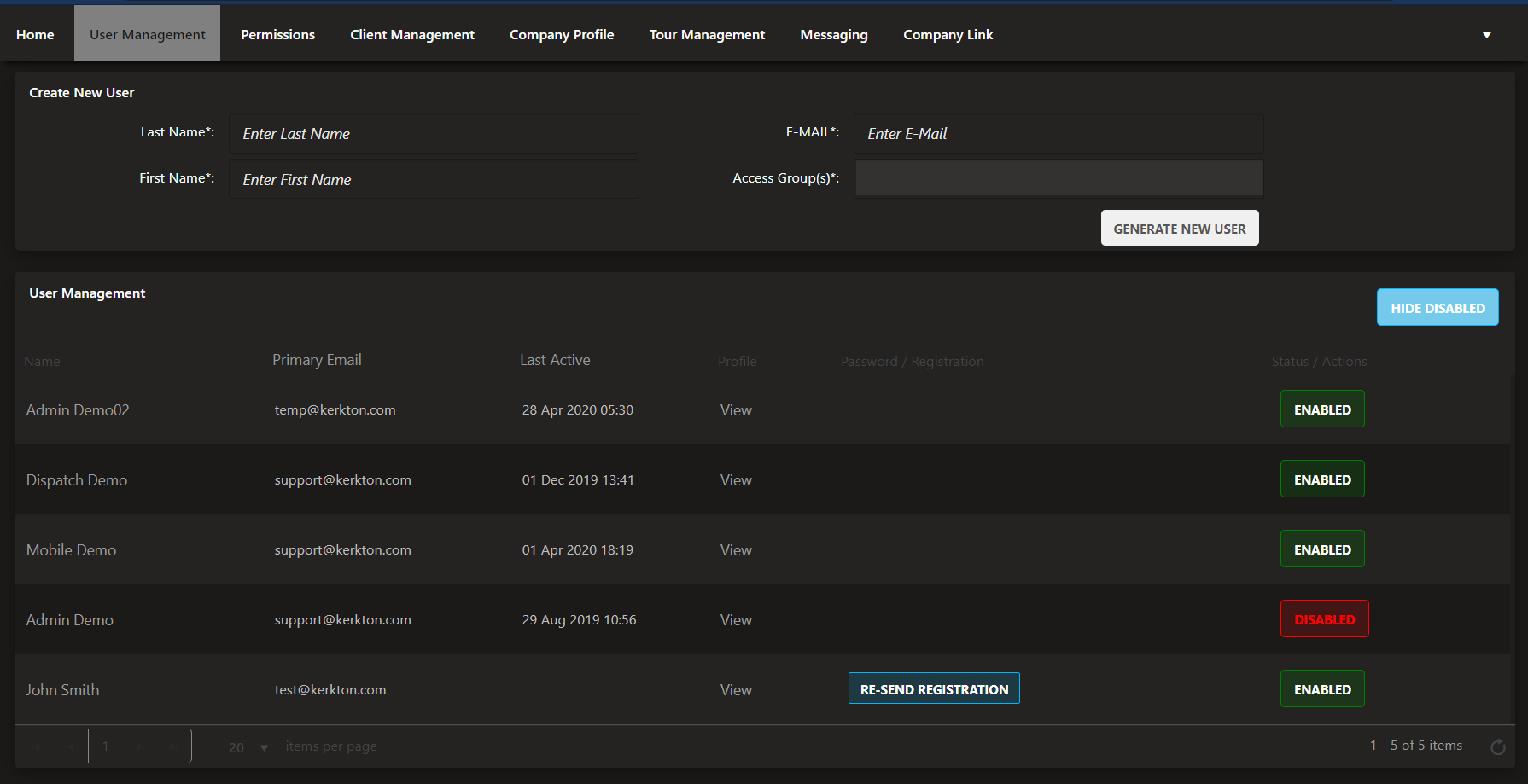 Orna CAD Software | User Management