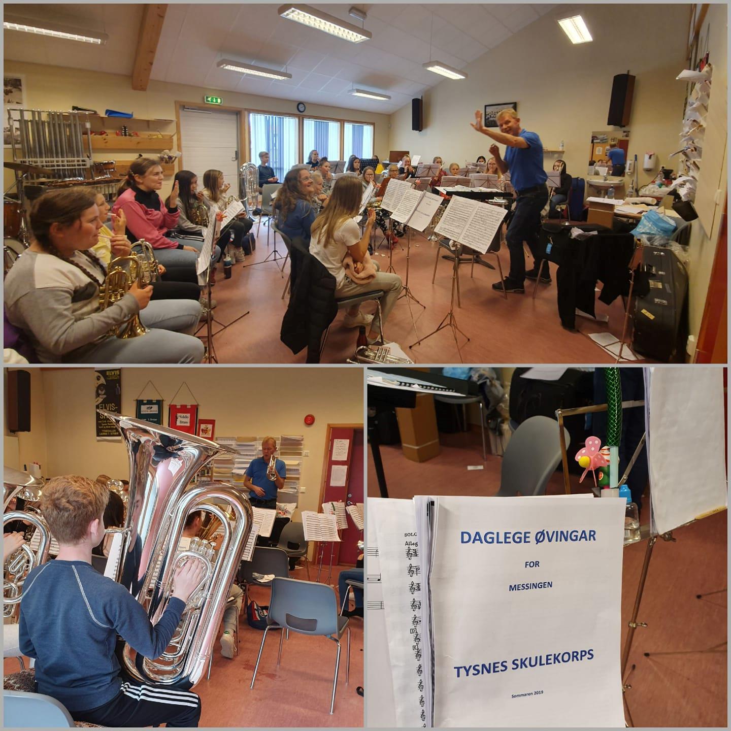 Tysnes skulekorps har investert i nye instrument i 2019/2020