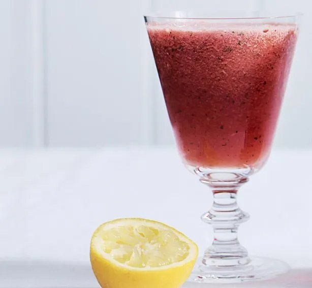 WATERMELON AND MINT FRAPPE