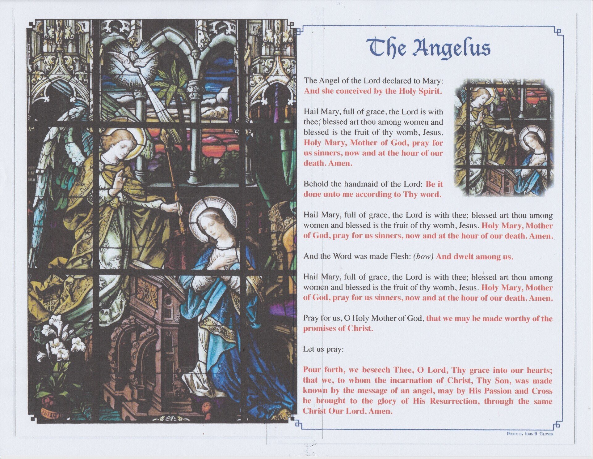 The Angelus & The Prayer to St. Michael