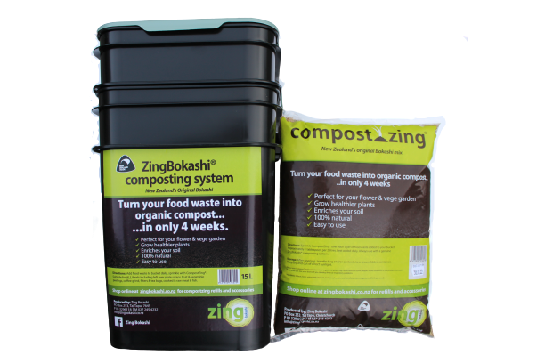 Zing Bokashi | Power to the Earth | Home Composting Products