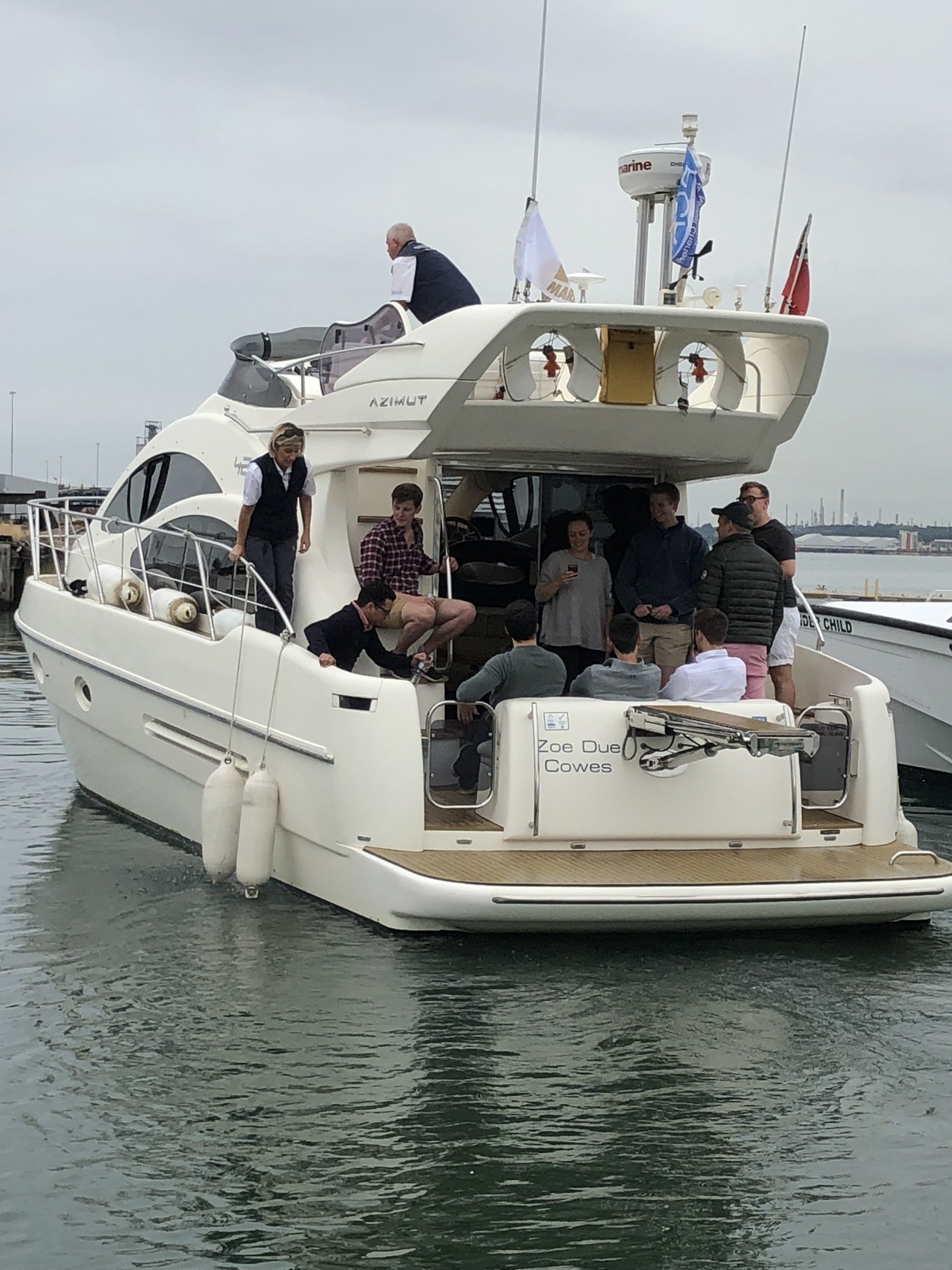 Stag hen party venue Southampton, yacht charter venue, RIB Charters ...
