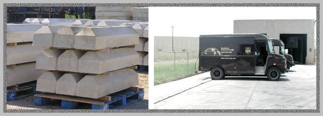 Truck Wheel Stops | Austin, TX | Houston, TX