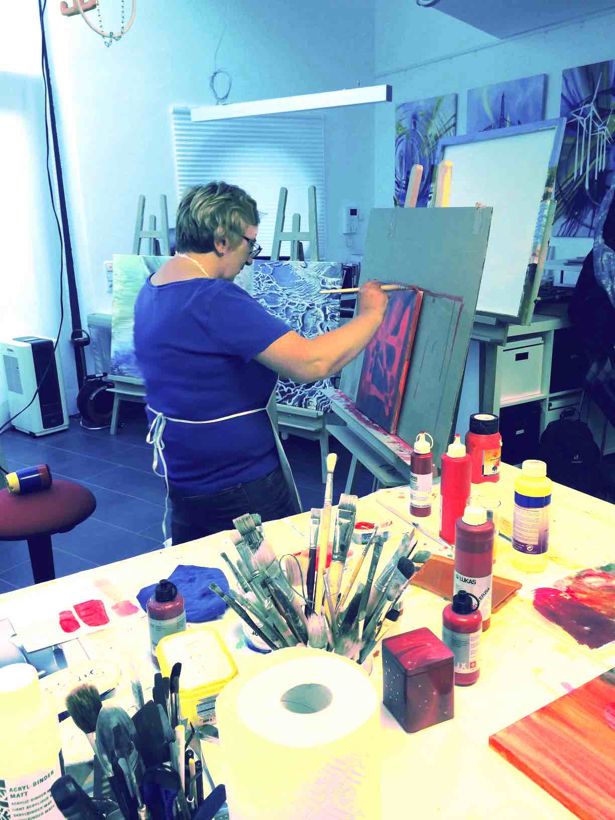 Malkurs-Kunstatelier-Galerie-Augsburg-Artnight