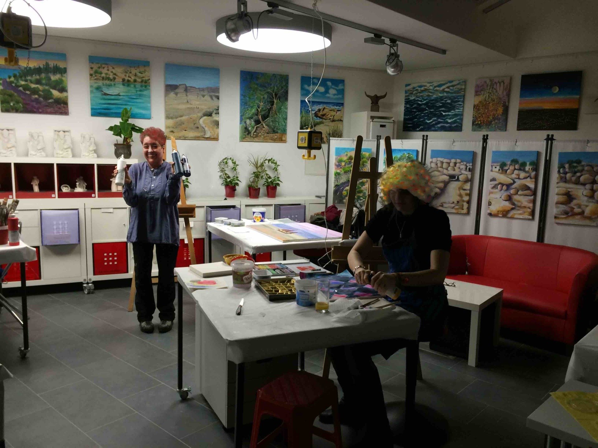 Malkurs-Kunstatelier-Galerie-Augsburg-Artnight