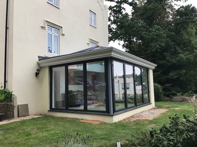 Orangery conservatory installations by The Green Window Company, Devon
