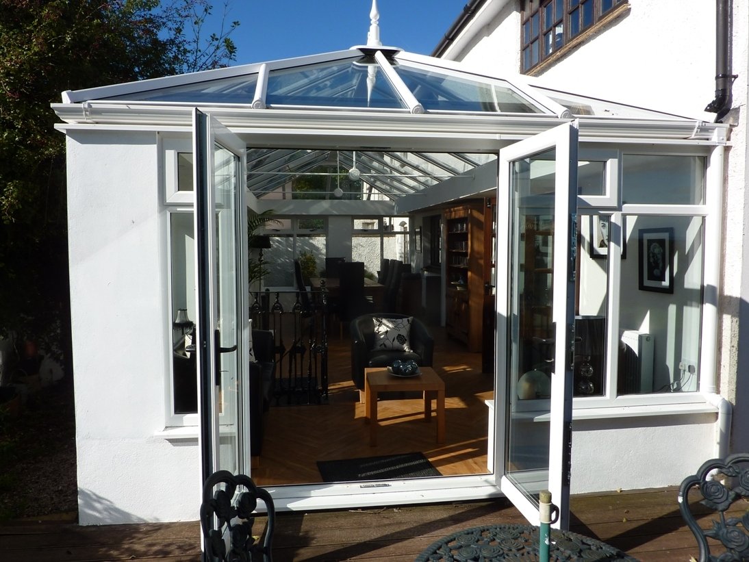 uPVC conservatory installation in Exeter Devon