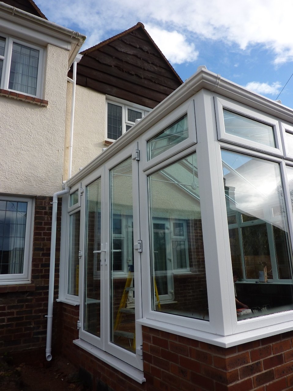 uPVC Edwardian conservatory build in Budleigh Salterton, Devon
