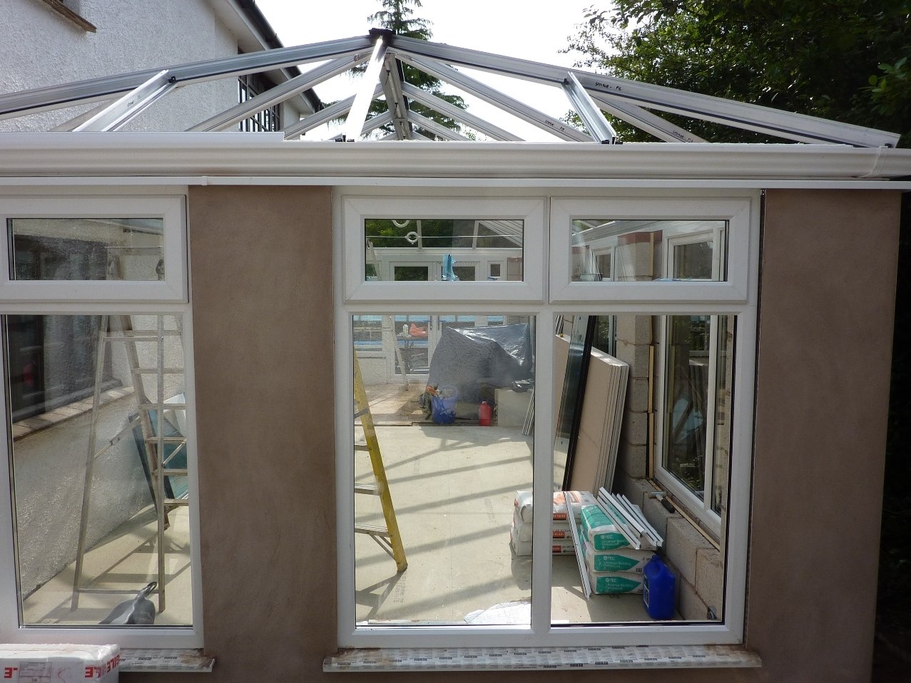 uPVC conservatory installation in Exeter Devon
